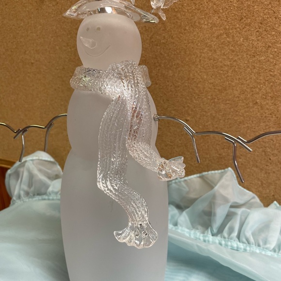 Holiday | 4 Frosted Acrylic Snowmen With Magnetic Arms 1 Each | Poshmark